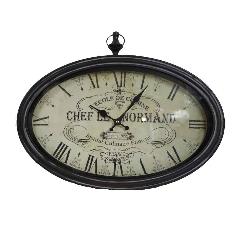 Zilver clock romeinse cijfers - Klokken bij countrylifestyle.nl